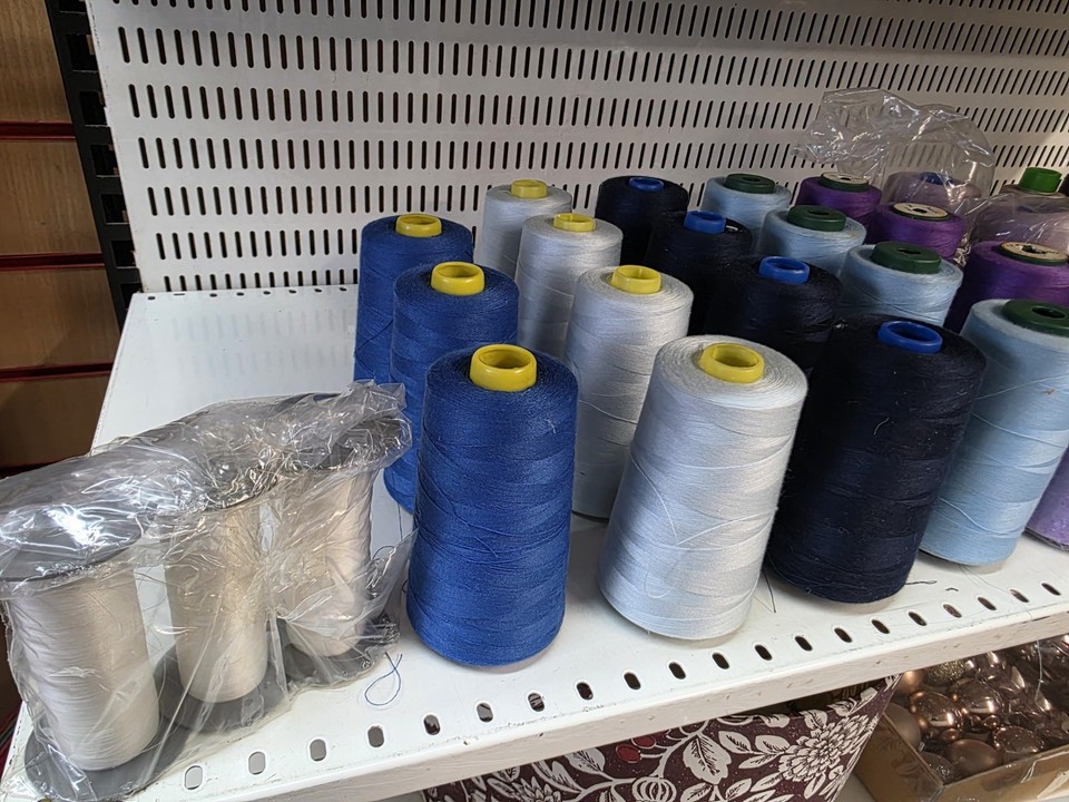 65 x Bundle of Overlocker Sewing Threads Cones Mix Of Colours. some ...
