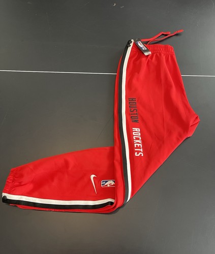 Nike NBA Team Issued Houston Rockets Tear Away Pants Red Black size ...
