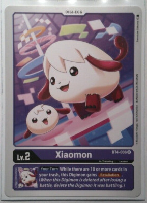Digimon CCG - Xiaomon *BT4-006 U* | eBay