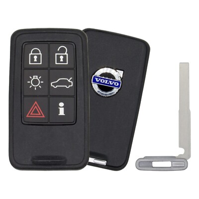 Oem Original Volvo S60 S80 V40 V60 V70 XC Smart Key Fob Remote Prox ...