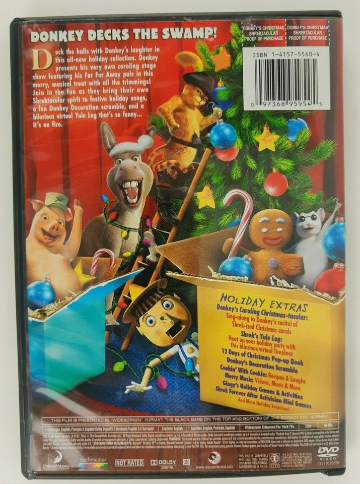 Donkeys Christmas Shrektacular (DVD) 97368959545 | eBay UK