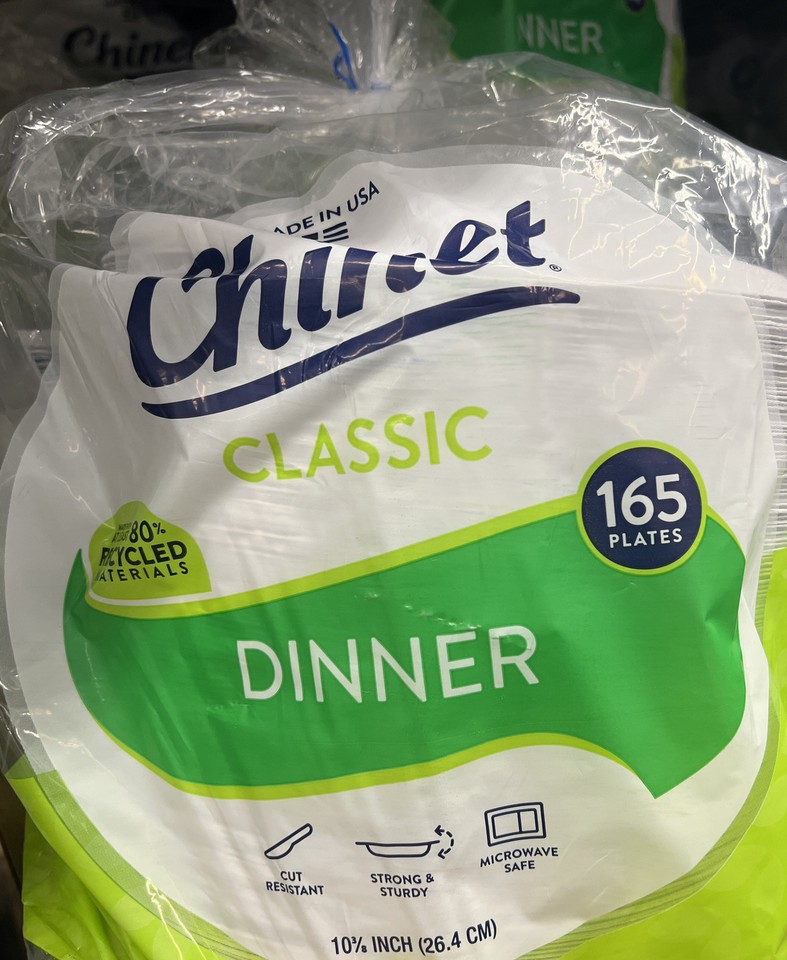 Chinet 10" Eco-Friendly White Fiber Plates, 165 ct. FREE SHIPPING | eBay