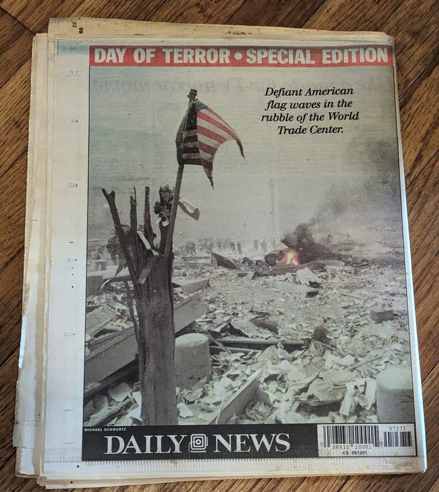 IT'S WAR - NY Daily News 9/12/2001 Edition, World Trade Center Coverage ...
