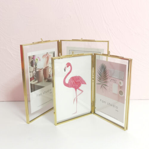 Picture Frame Two Sided Photo Frames Portrait Pressed Flowers Display ...