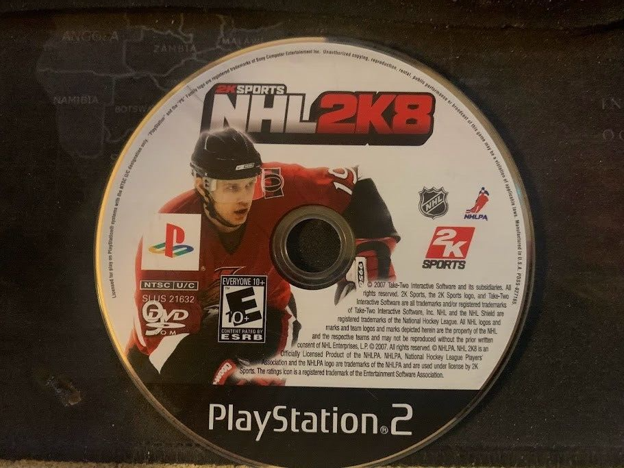 NHL 2K8 (Sony PlayStation 2/PS2, 2007) NO TRACKING! 710425372209 | eBay