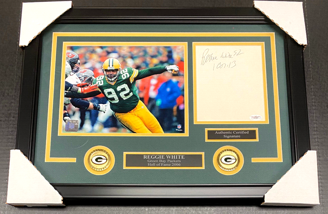 Reggie White Autographed Memorabilia | Signed Photo, Jersey ...