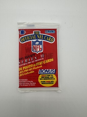The Official NFL Card nfl fan kit series 2 unopened pack | eBay