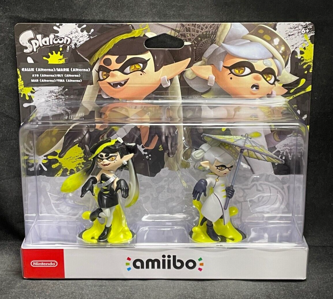 Splatoon Series Callie (Alterna) / Marie (Alterna) 2-Pack Amiibo BRAND ...