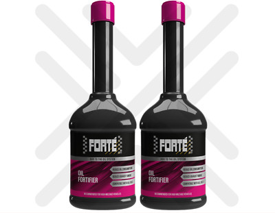 2 X Forte Oil Fortifier 400ML High Mileage Engine Reduce Oil ...