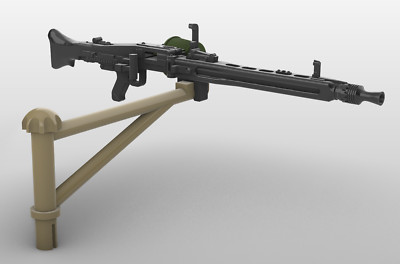 1/18 Scale Battleground MG-42 -Rear- 21st Century Ultimate Soldier 251 ...