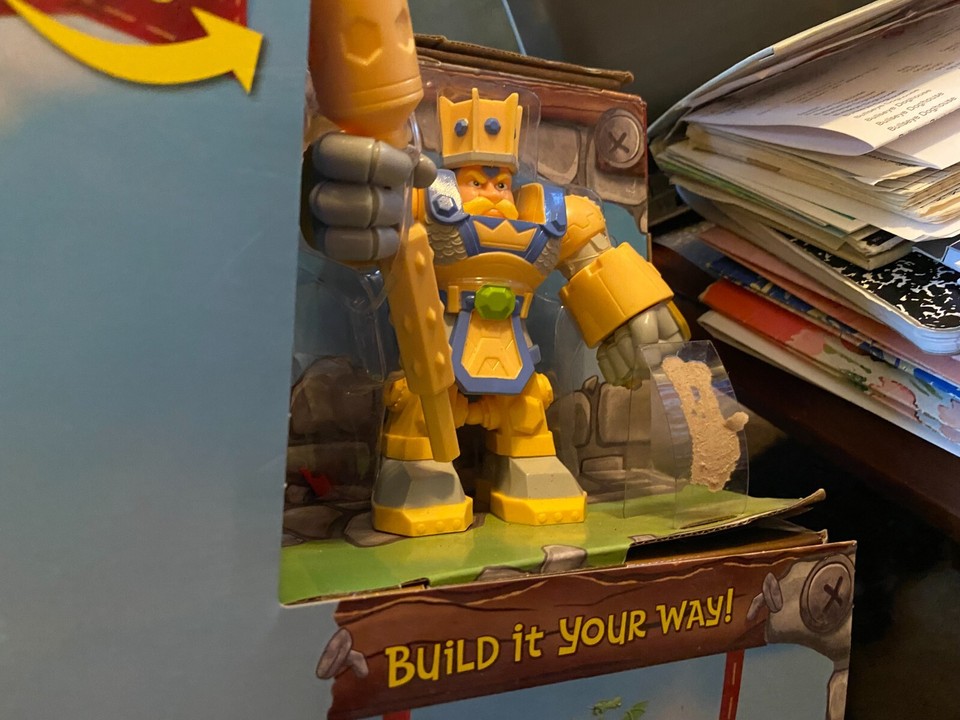 RARE Little Tikes KINGDOM BUILDERS HEX CASTLE w/ EXCLUSIVE King Hex ...