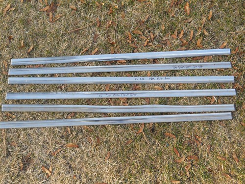 '56 Chevy 4 Dr. 210 Sedan Exterior Stainless Trim Front and Rear Door ...