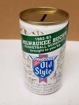 Vintage 1982 Milwaukee Bucks Old Style Beer Can Bank | eBay