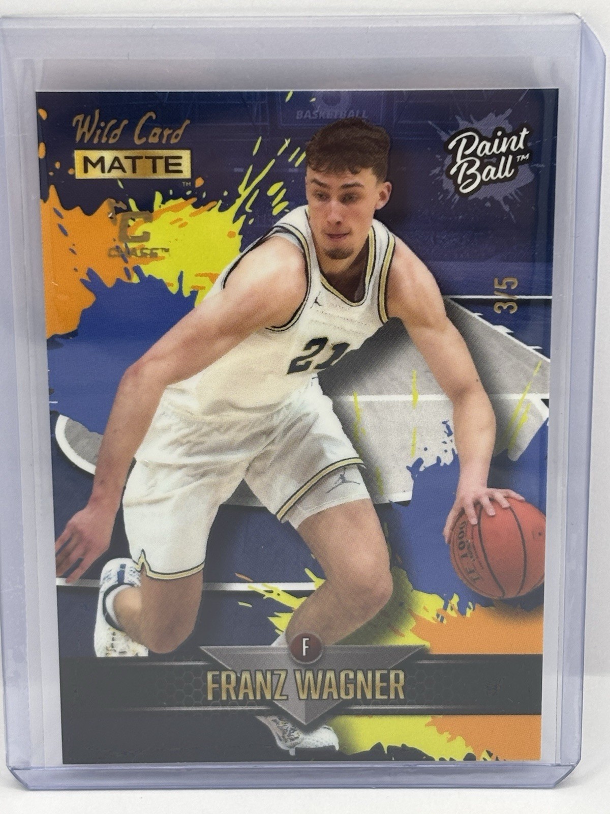 Franz Wagner 2022 Wild Card Matte #RH-7 Rising Heat Purple Red /5 Price ...