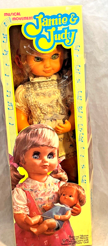 Polytoy Musical 19" Jaime Doll That Rocks Judy 6-1/2" Doll In Original ...