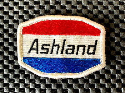 ASHLAND GAS OIL EMBROIDERED SEW ON ONLY PATCH GAS FUEL STATIONS 2 3/4 ...
