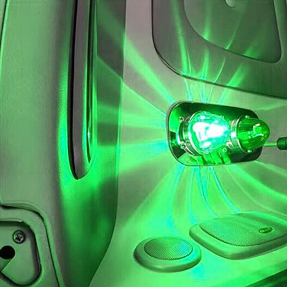 Watermelon LED Bulbs Light Clear Glass Lens Lights Kit 1156 1 Wire ...