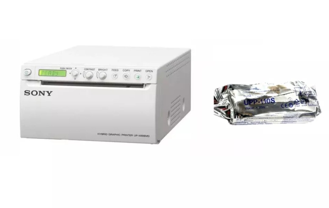 SONY UP-X898MD Hybrid Graphic Printer Medical Printer + 1 Roll Of UPP ...