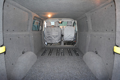Ford Transit Custom carpet lining, seats and rock and roll bed also ...