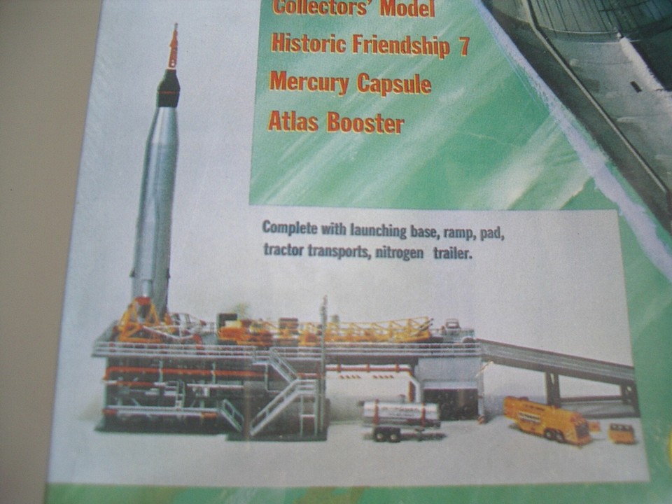 MERCURY CAPSULE AND ATLAS BOOSTER MODEL KIT | eBay