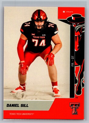 Daniel Sill 2023 ONIT Texas Tech Red Raiders #18 Football Card RC ...
