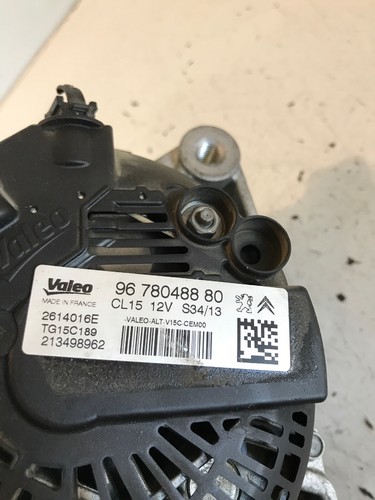 Citroen C4 B7 Alternateur 9678048880 Véritable 1.6 HDI 75000 Km 2014 | eBay