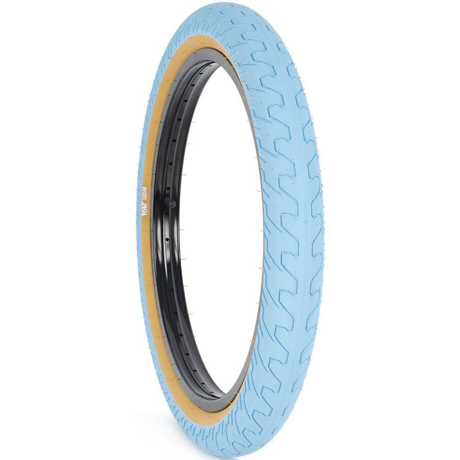 RANT BMX SQUAD BICYCLE TIRE 20X2.35" BLUE/TAN 60 PSI GT HARO KINK CULT ...