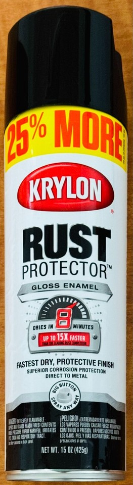 SPRAY PAINT (6-PACK/COUNT) KRYLON RUST PROTECTOR GLOSS ENAMEL 15 Oz ...