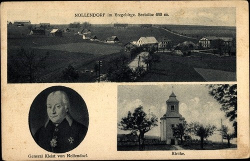 Postcard Nakléřov Nollendorf Petrovice and Chabařovic Peterswald reg ...