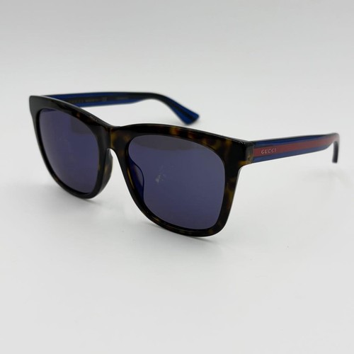 GUCCI Wellington Sunglasses Tortoiseshell Black GG0057SK Sherry Line ...