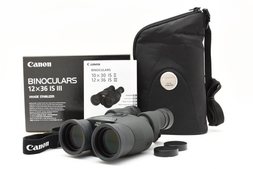 [TOP MINT in Box]Canon 12x36 IS III Image Stabilized Binoculars Black ...