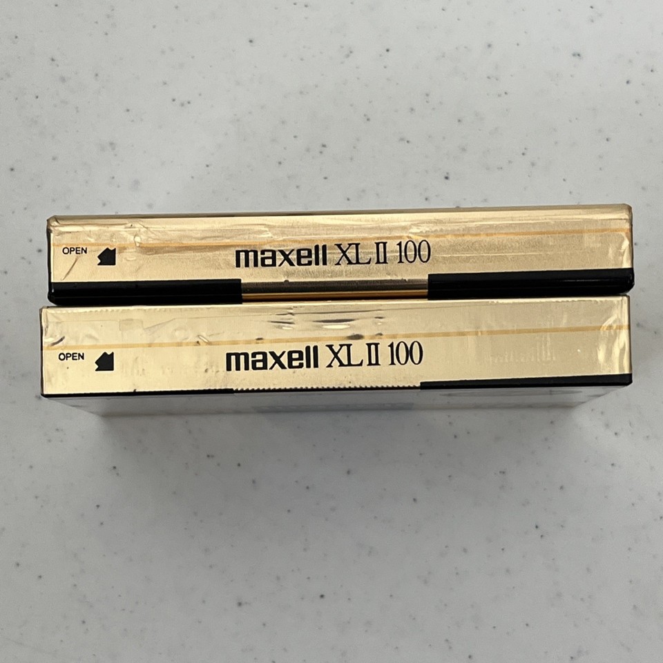 Maxell XLII 100 Minutes IEC Type II High CrO2 Cassette Tape SEALED Lot ...