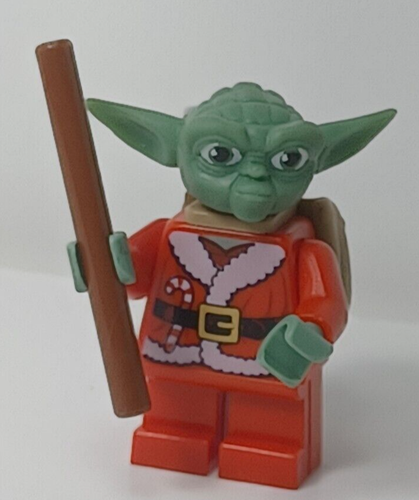 LEGO Santa Yoda minifigure Star Wars Imperial 7958 Fighter mini figure ...