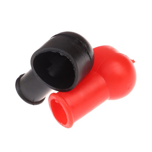 Universal Car Battery Terminal Protective Covers Round Insulating Caps ...