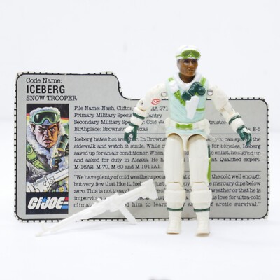 GI Joe ARAH 1986 Iceberg w/ Filecard 100% Complete | eBay