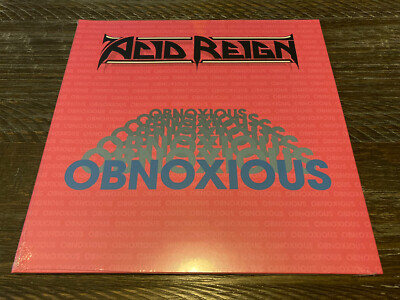 Acid Reign "Obnoxious" LP (Vinyl, Back on Black, 2020) Pink Vinyl ...