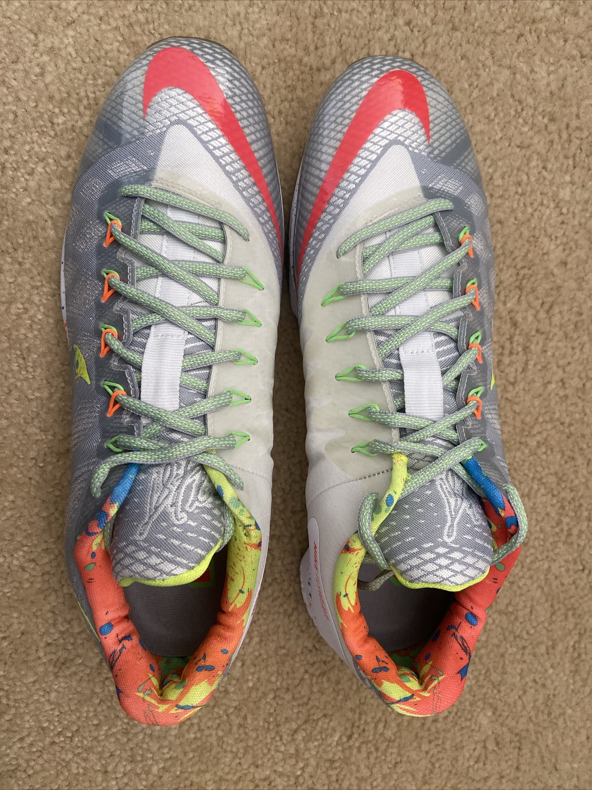 Nike CJ3 Trainer Flyweave Paintball Mens Calvin Johnson Shoes Size9.5 ...