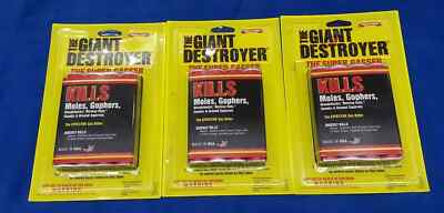 12 Atlas Giant Destroyer Smoke Bombs Kill Gophers Moles Rats Skunks (3 ...