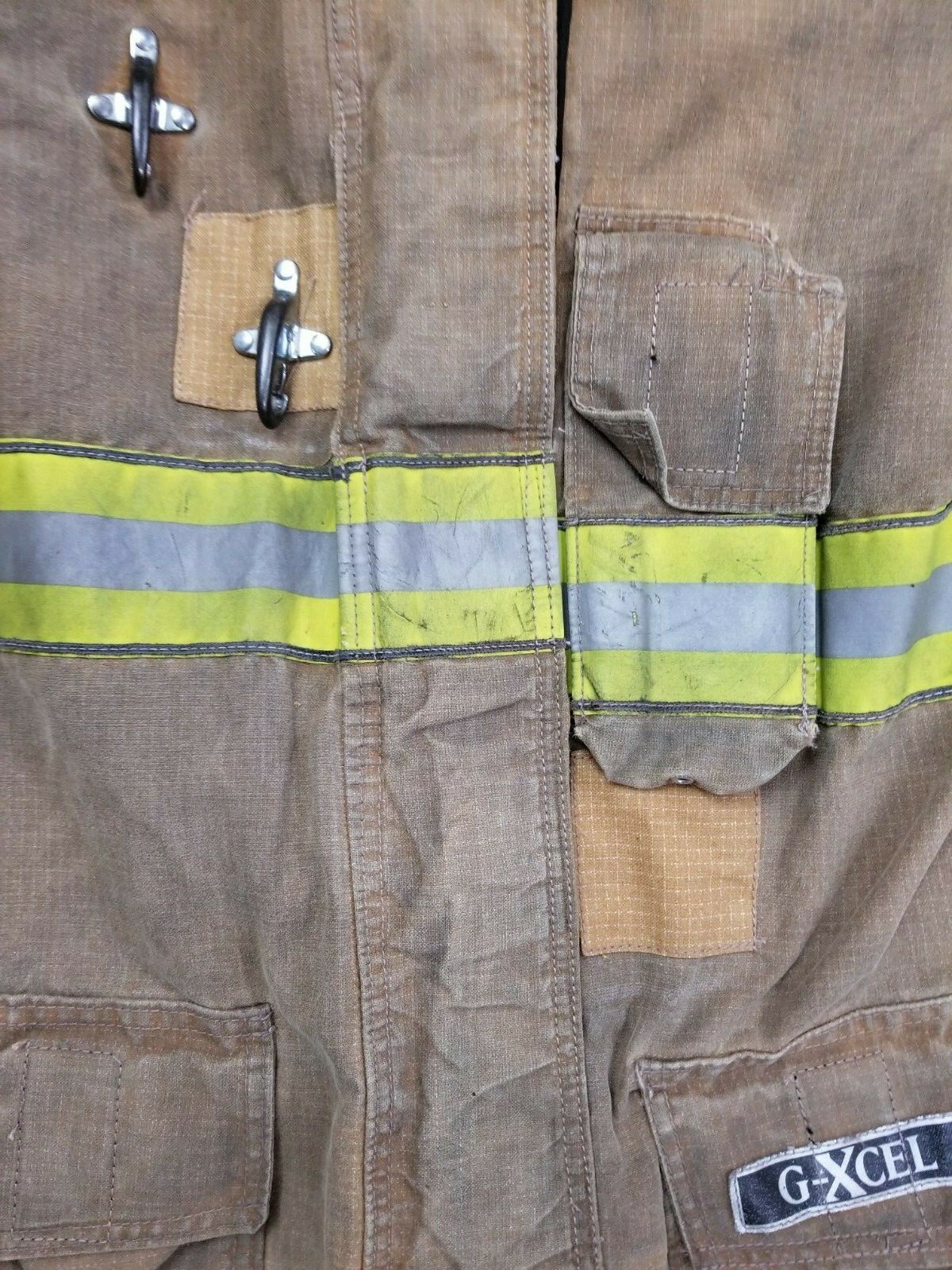 Globe G-Xcel Firefighter Turnout Bunker Coat w/ DRD 38 x 36 MFG. 2014 ...