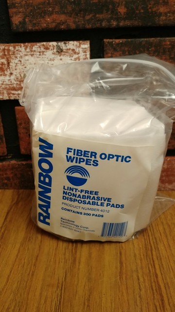 Rainbow 4012 Fiber Optic Wipes Dry - 300 Pack for sale online | eBay