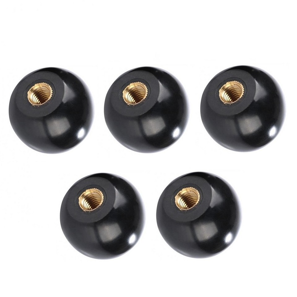 Black Bakelite Ball Lever Knobs 5Pcs Set for Easy Machine Tool ...