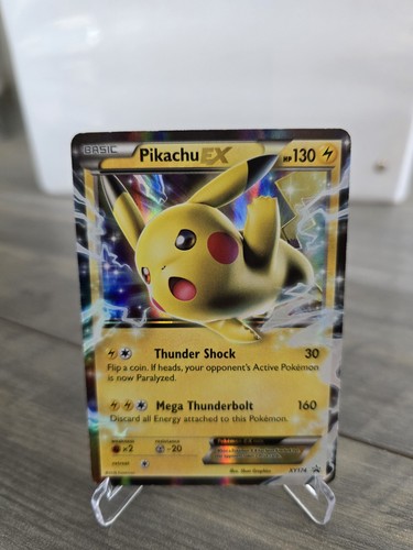 Pokemon Pikachu EX Jumbo Oversized Card XY174 Black Star Promo | eBay
