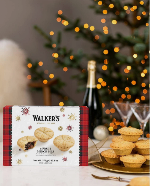 Walkers Shortbread Mince Pies Christmas Pastry Pack of 1 B.B.D. 30/03 ...