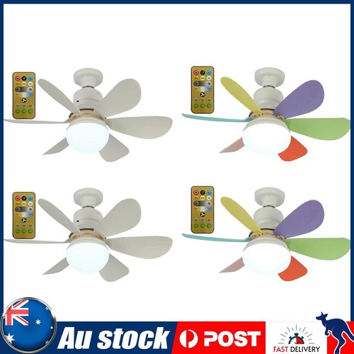 Ceiling Fan with Light LED Light Fan Remote Control Low Noise for Home ...