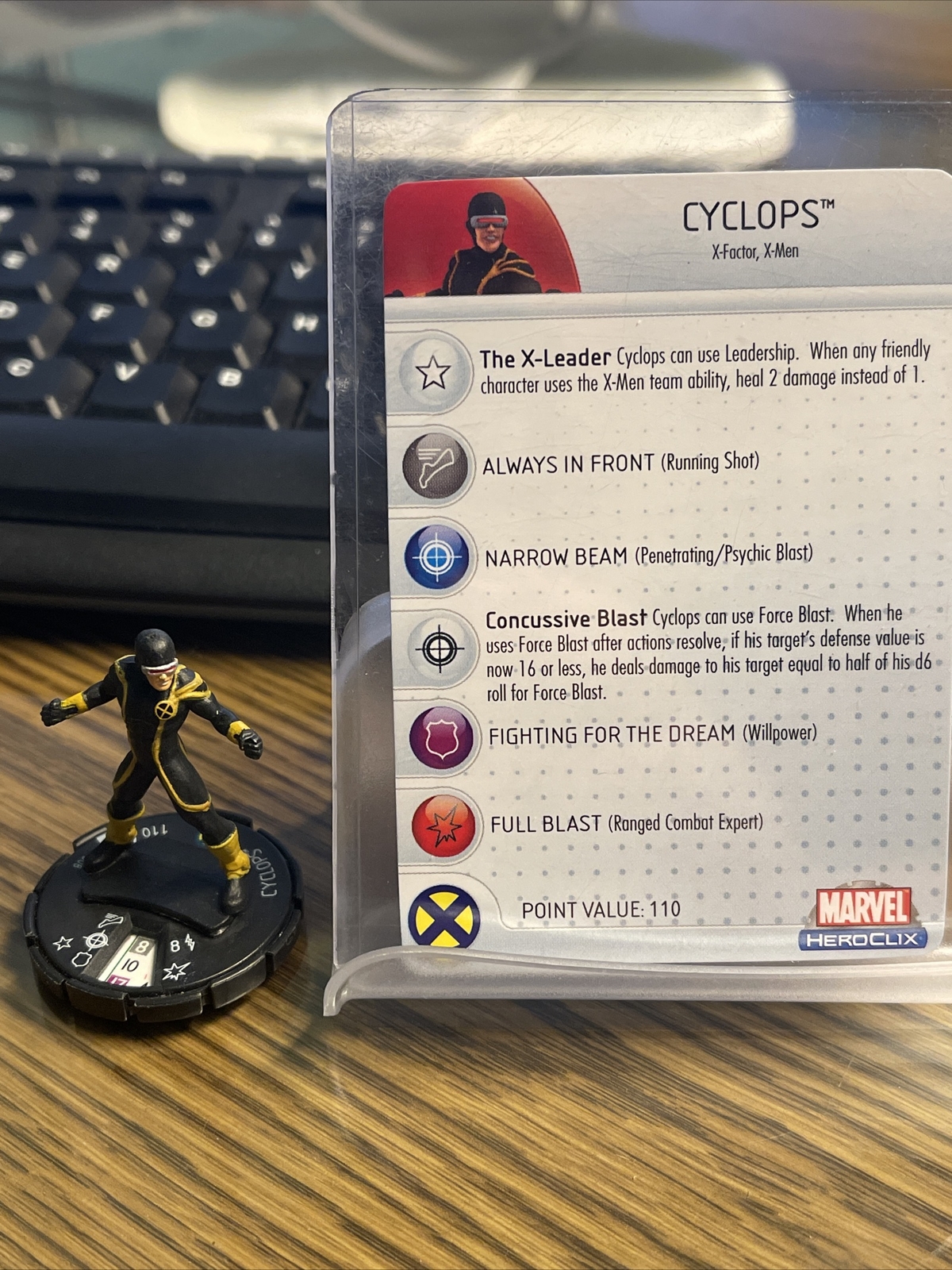 Heroclix Giant Size X-Men set Cyclops #008 Common figure w/card! | eBay