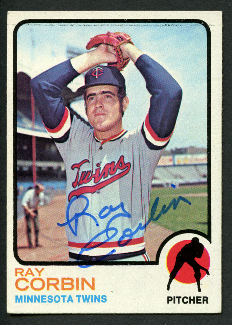 Ray Corbin #411 signed autograph auto 1973 Topps Baseball Trading Card ...