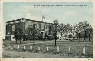 1944 Postcard - Walnut Ridge High & Grammar Schools - Walnut Ridge AR ...