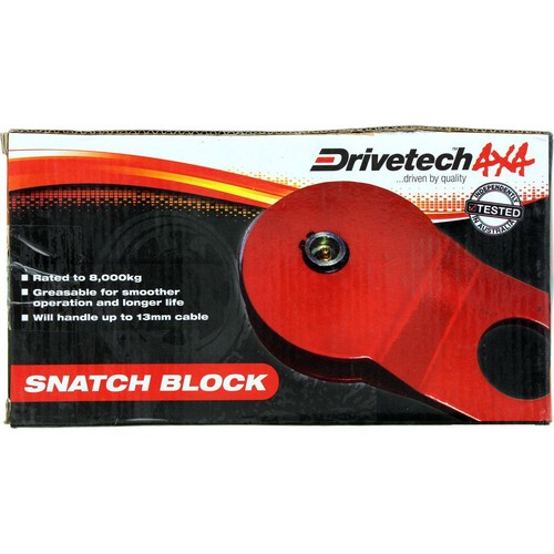 Drivetech 4x4 Snatch Block 8T DT-SB8T 9314258435738 | eBay Australia