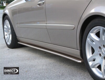 Mercedes 2003-09 E55 E320 w211 E class EuroTuner Side Skirts Set FRP ...