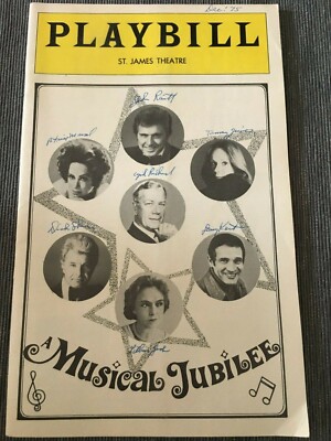Broadway Playbill 1975 MUSICAL JUBILEE John Raitt Lillian Gish Tammy ...